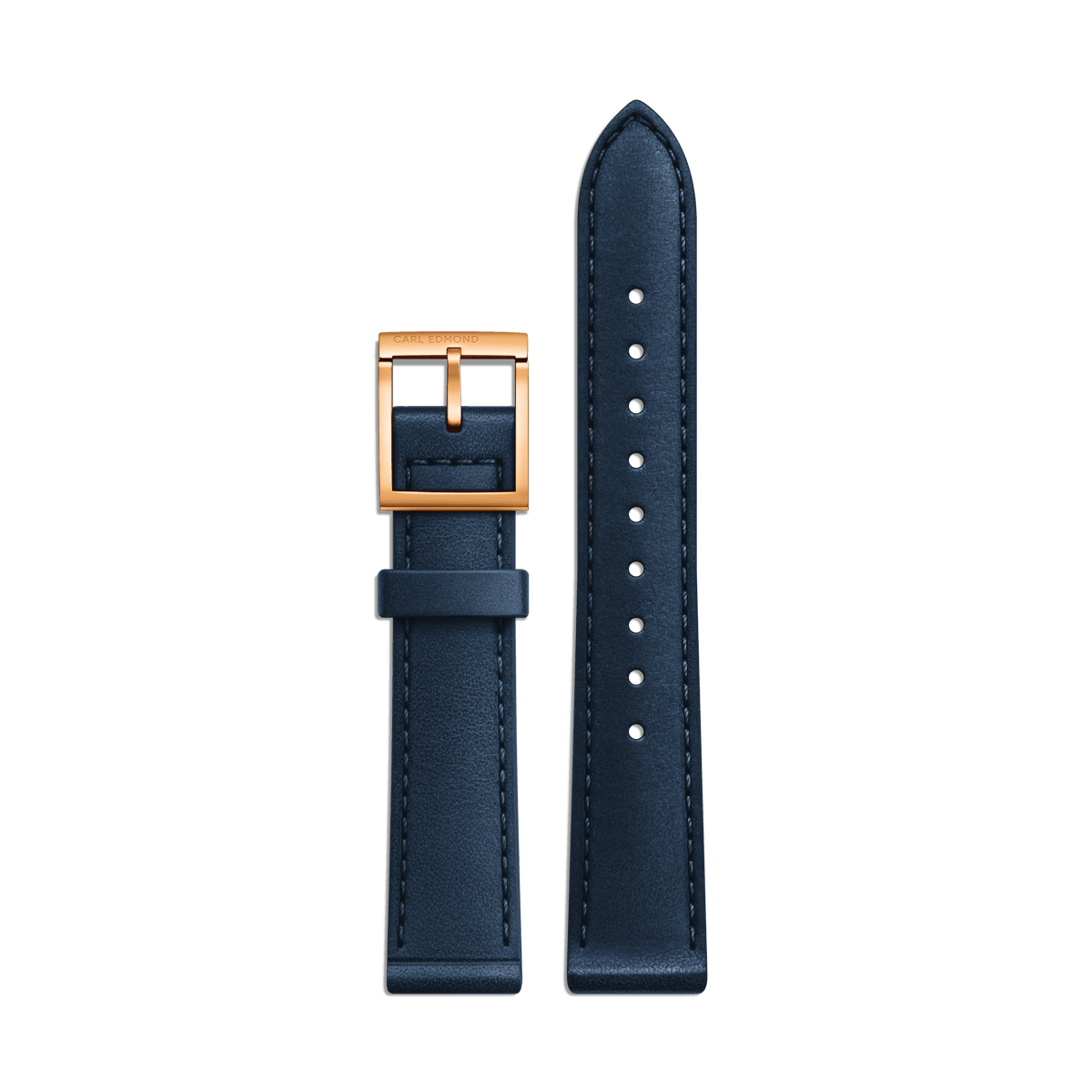 Ocean Blue Rose Gold Strap